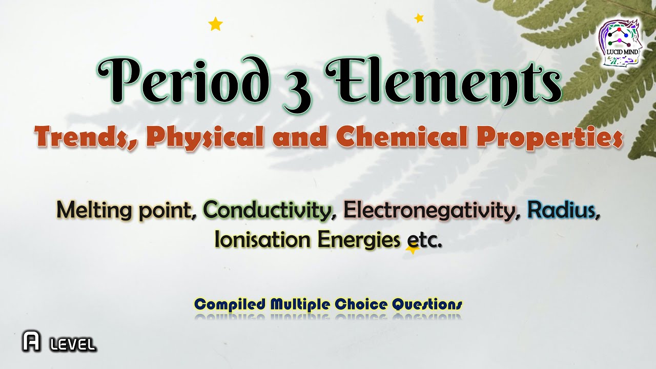 Period 3 Elements Properties, Trends | Conductivity, Electronegativity ...