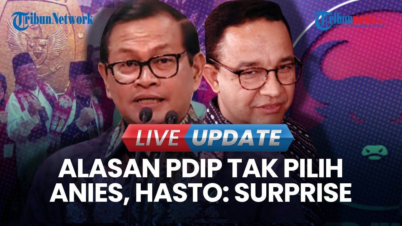 🔴 LIVE UPDATE | Hasto Ungkap Alasan PDIP Pilih Pramono Anung Dibanding ...