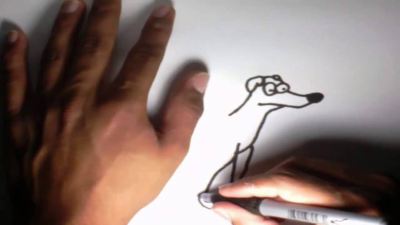 Como dibujar a Ayudante de Santa los Simpsons l How to draw Santa ...