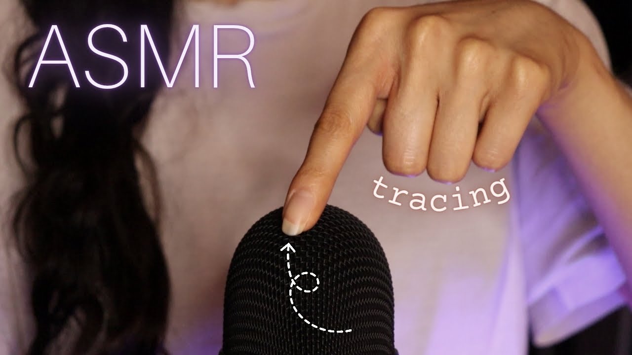 ASMR Mic Tracing (with fingertips and nails) for deep tingles | no ...