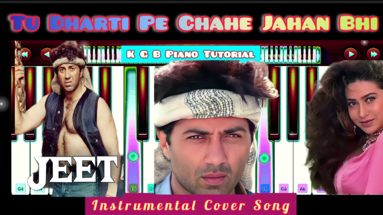 Tu Dharti Pe Chaahe Jahan Bhi Rahegi - Jeet | Karishma, Sunny ...