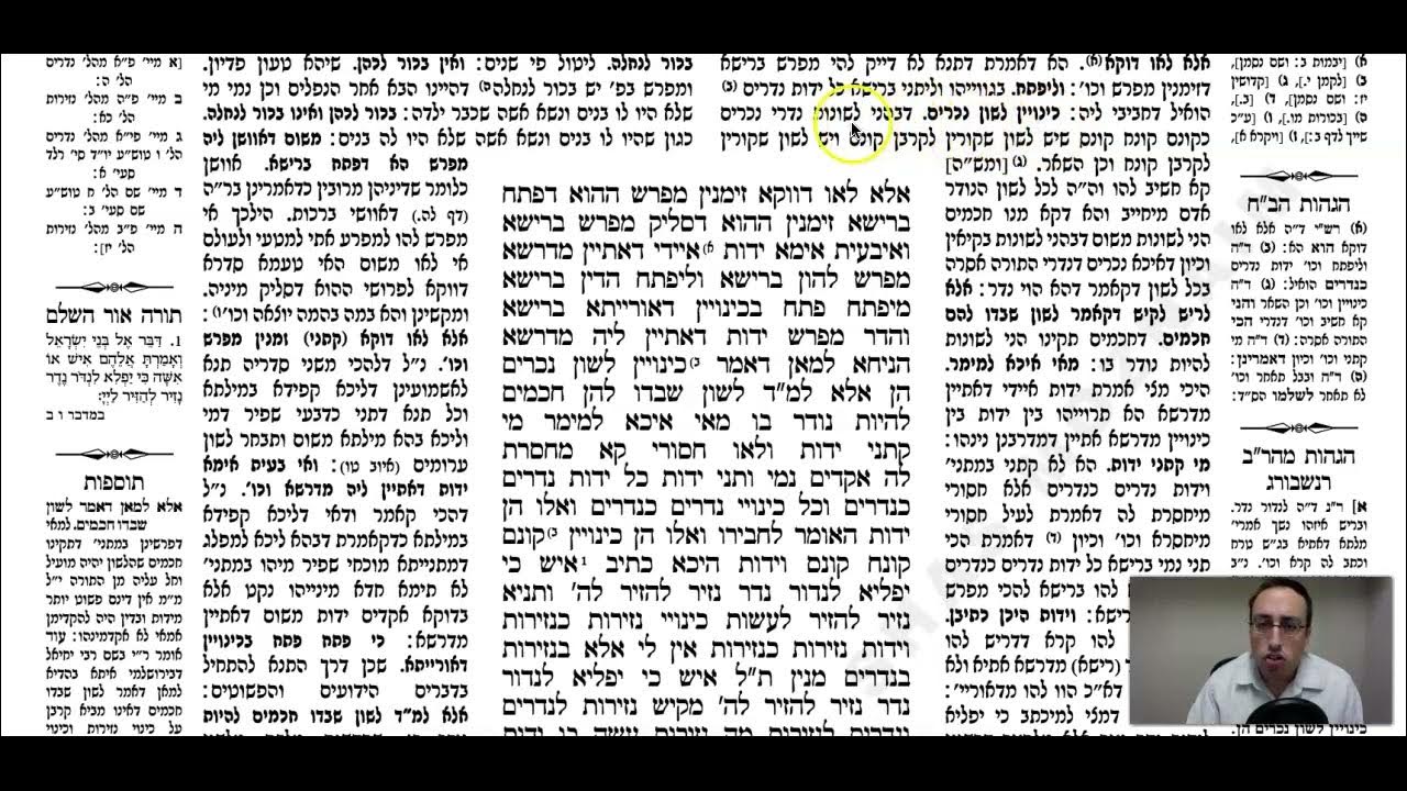 Nedarim Daf 3a Daf Yomi Gemara (Talmud) Meseches Nedarim - YouTube