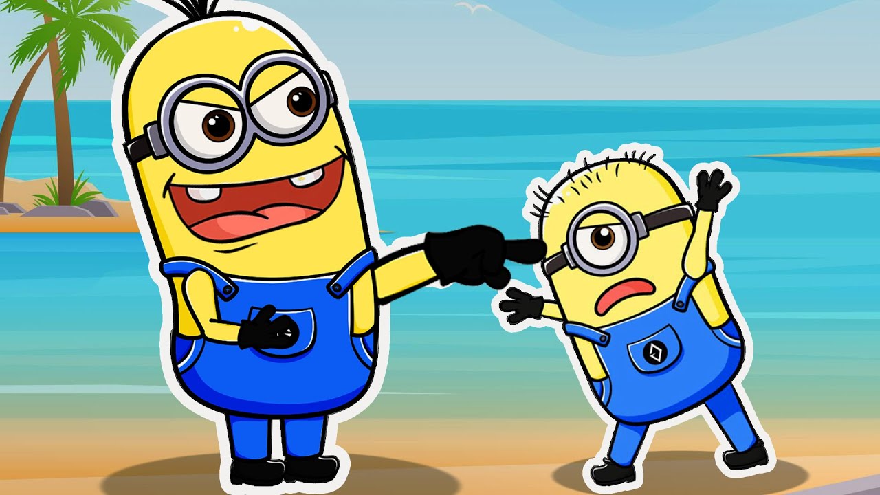 Minion Stuart & Giant Minion Confrontation 💰 | Funny Minion Cartoon ...