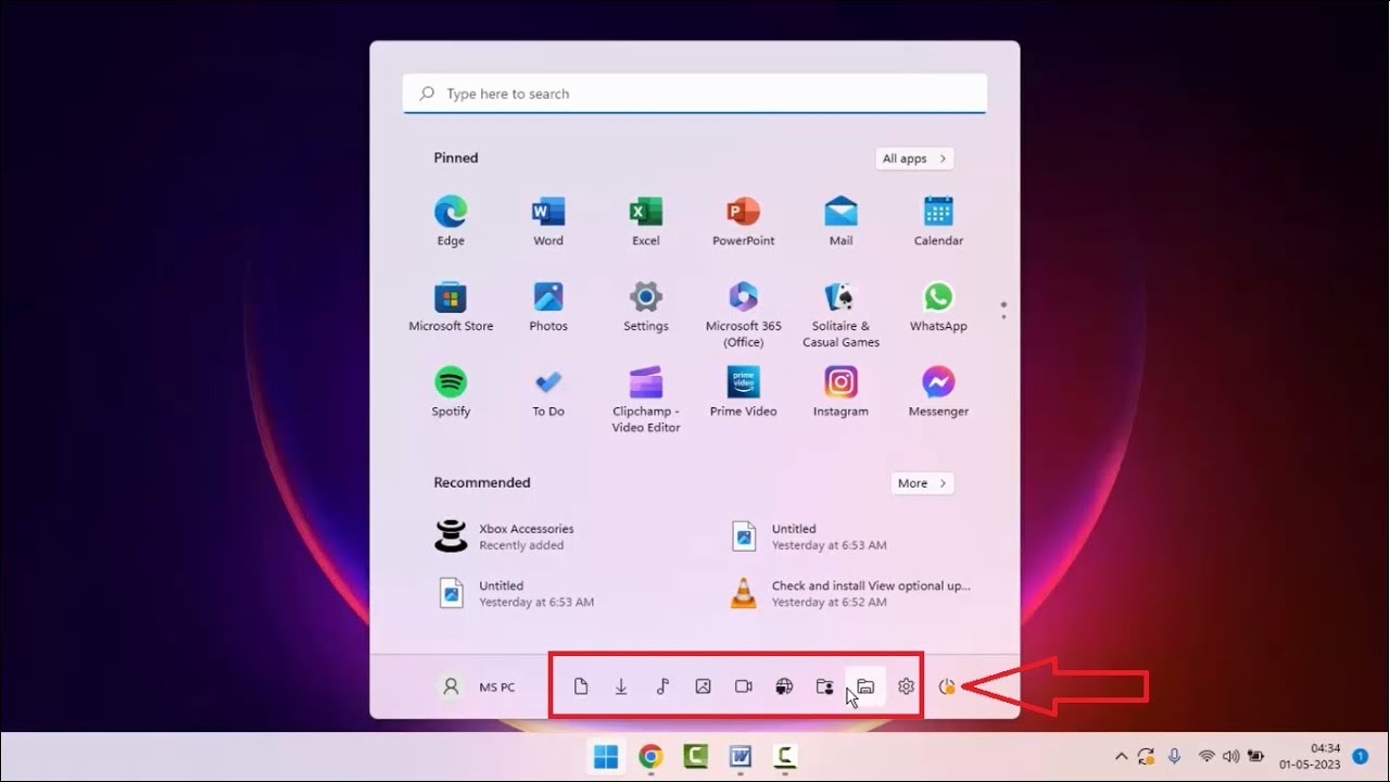 Pin File Explorer & Documents Folders To Start Menu In Windows 11 - YouTube