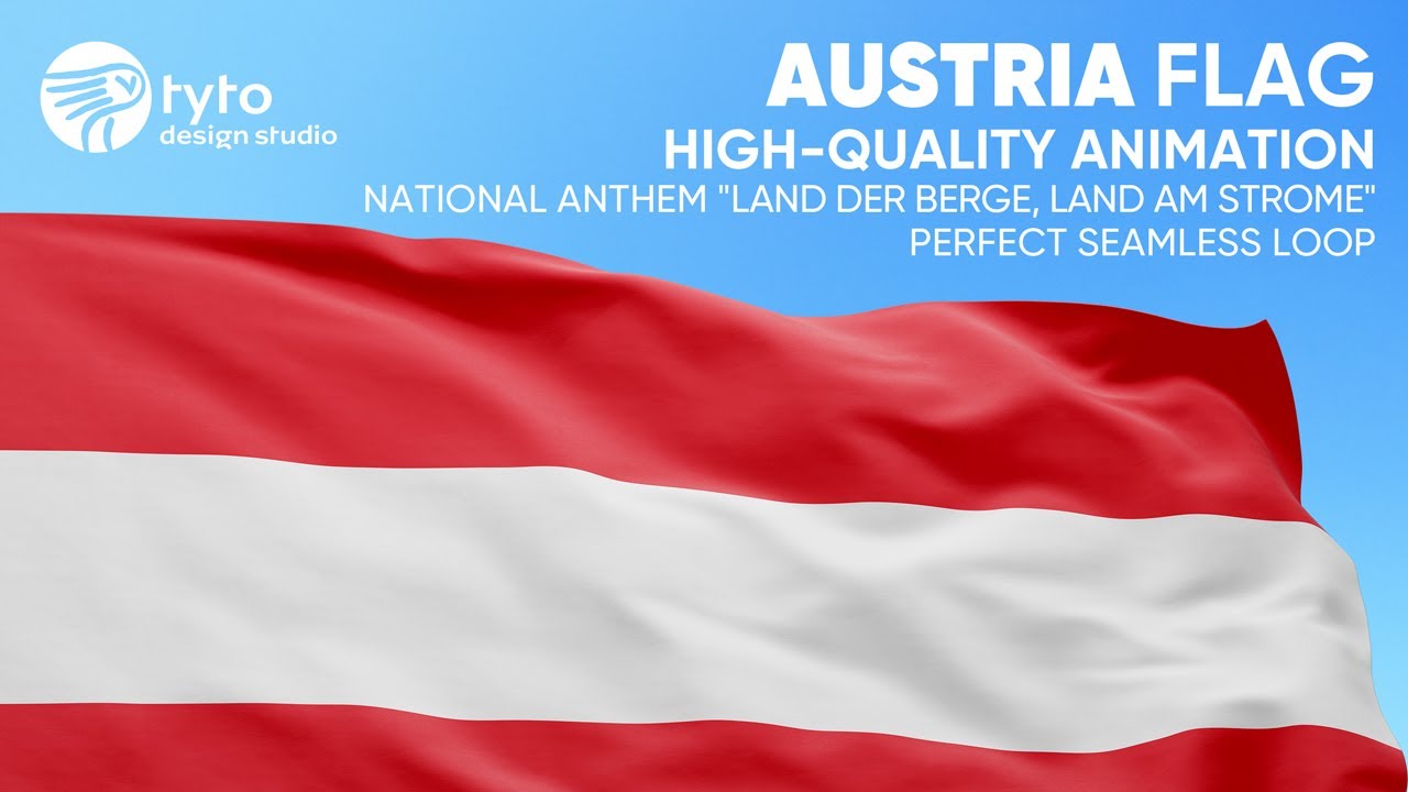 Austria Flag Animation - YouTube