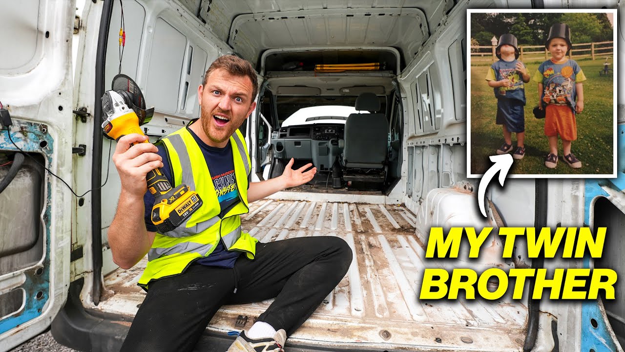 IT'S STARTED! TURNING A WRECKED AMAZON VAN INTO A CAMPER IN 10 DAYS ...