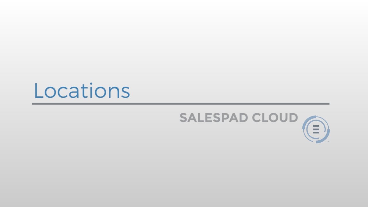 Locations in SalesPad Cloud - YouTube