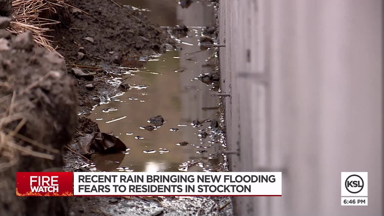 Recent rain bringing new flooding fears to residents in Stockton - YouTube