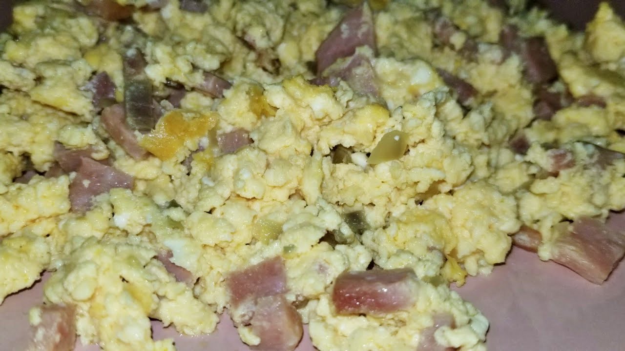 Revoltillo de Huevos y Jamon SUPER JUGOSITO - YouTube