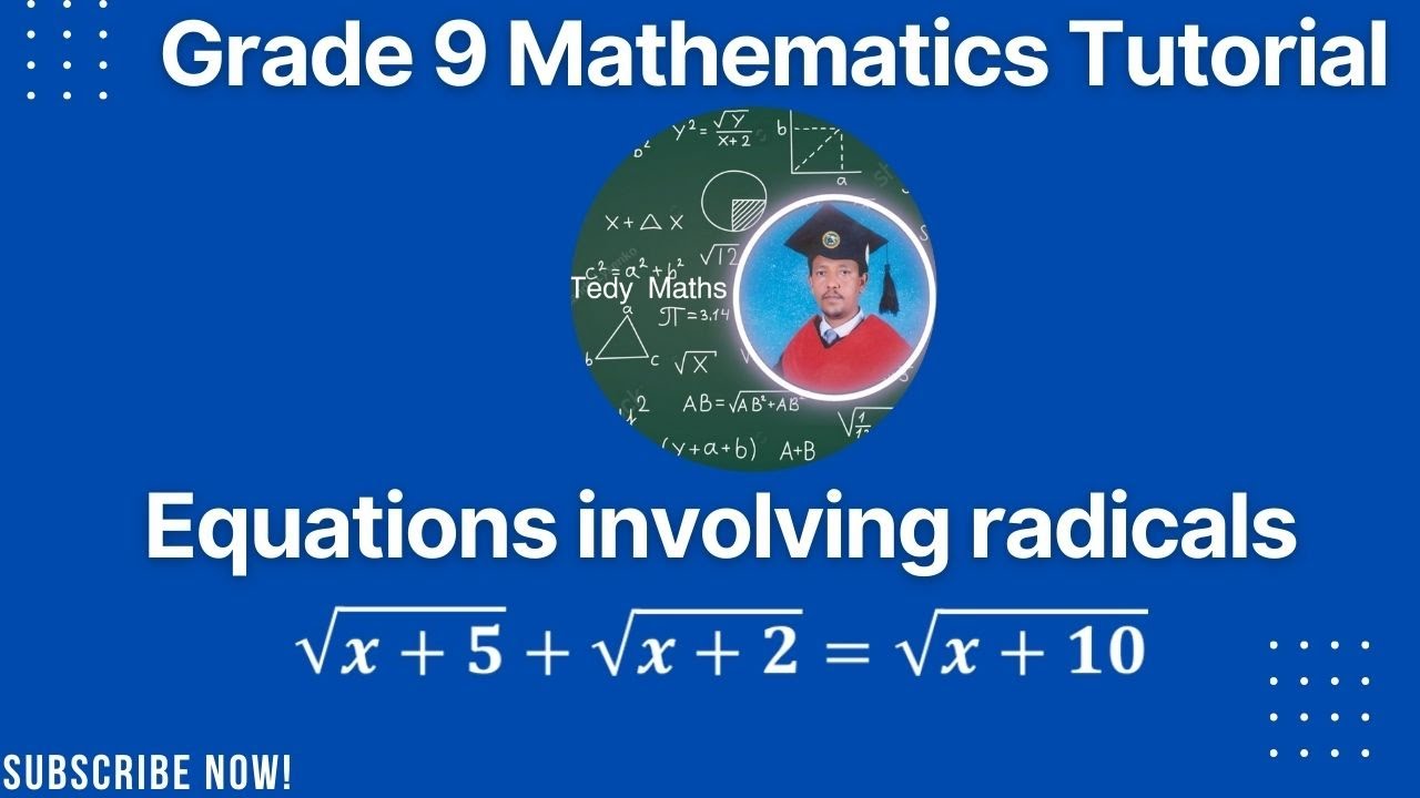 Equations involving radicals - YouTube
