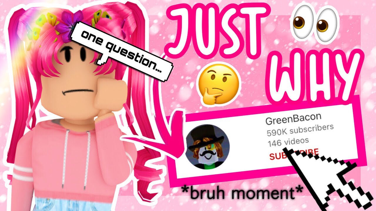 THIS YOUTUBER POSTS *POINTLESS* CONTENT (@GreenBaconYT/@iwindowl roblox ...