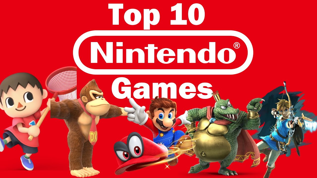 My Top 10 Nintendo Games! - YouTube