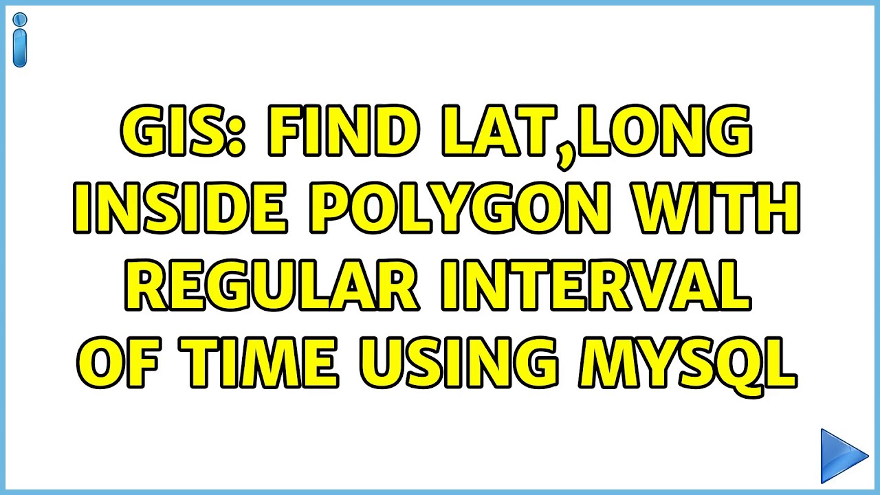 GIS: find lat,long inside polygon with regular interval of time using ...