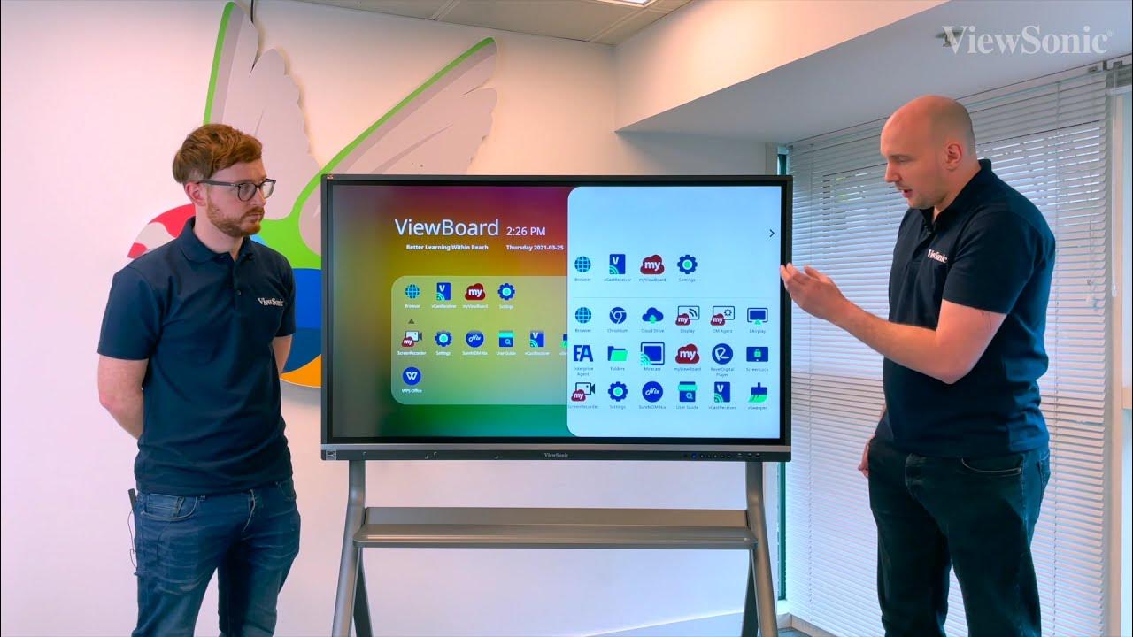 Introducing the New User-Interface | ViewSonic ViewBoard IFP50-3 Series - YouTube