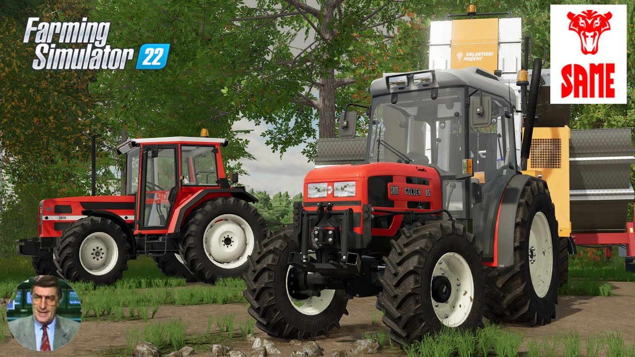 Prova in campo/ Same Golden 85 + Volentieri Pellenc 8050. - YouTube