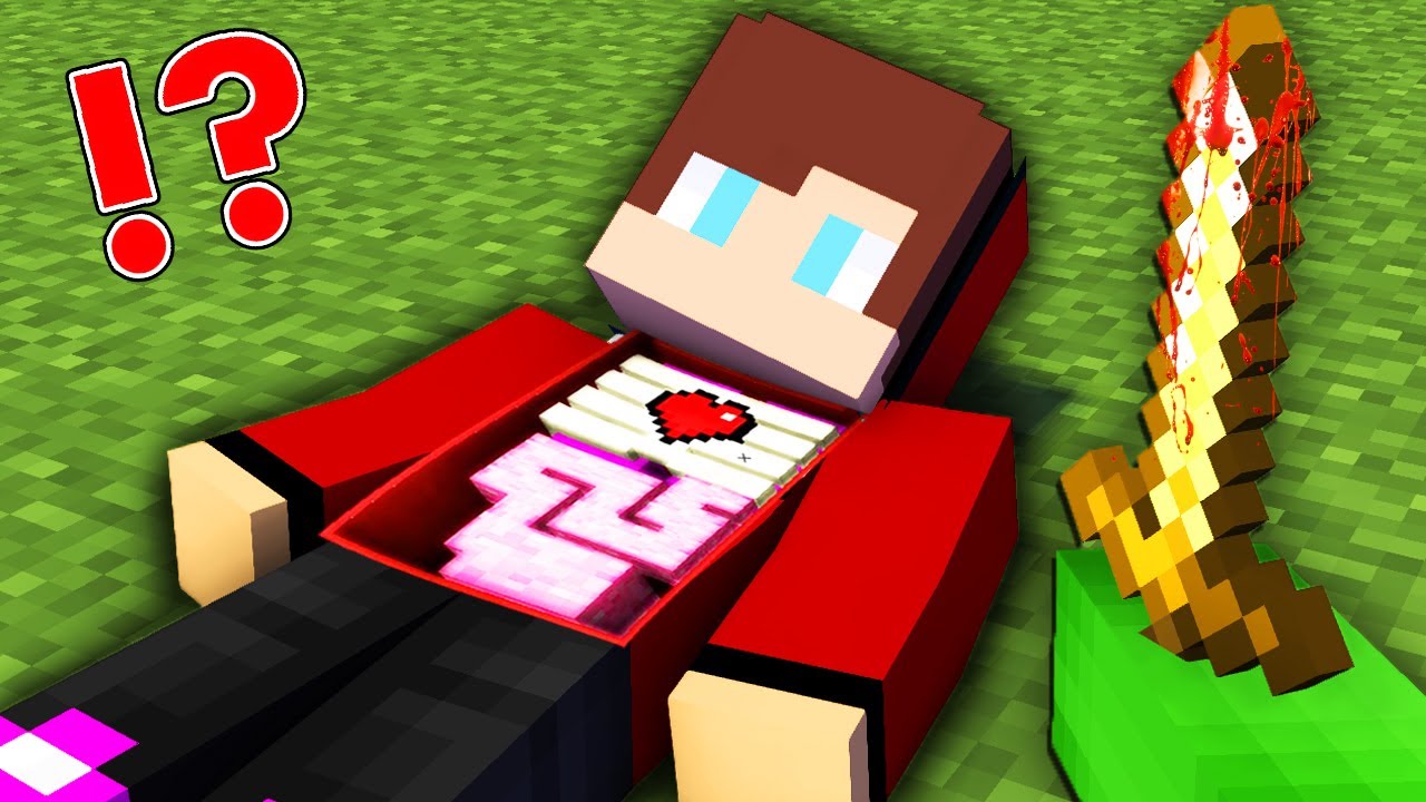 Mikey made Heart SURGERY to JJ in Minecraft Maizen Mazien Mizen - YouTube