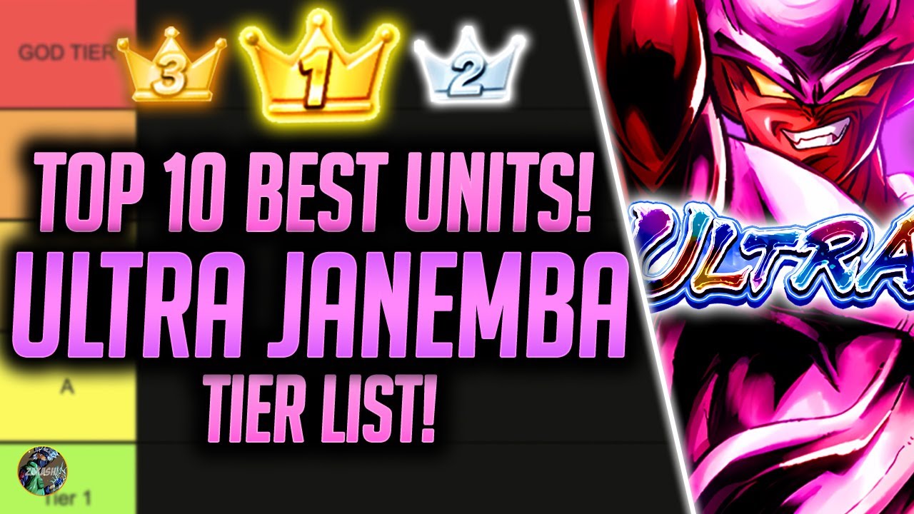 ULTRA SUPER JANEMBA DESTROYS VEGITO BLUE! TOP 10 Unit/Fighter TIER LIST ...