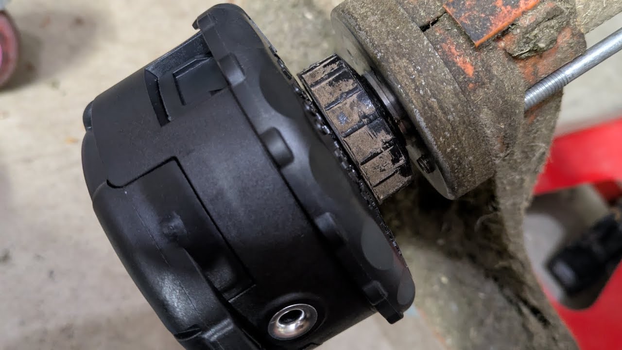 Installing Echo Speedfeed 400 head on Stihl FS40C Curved shaft trimmer ...