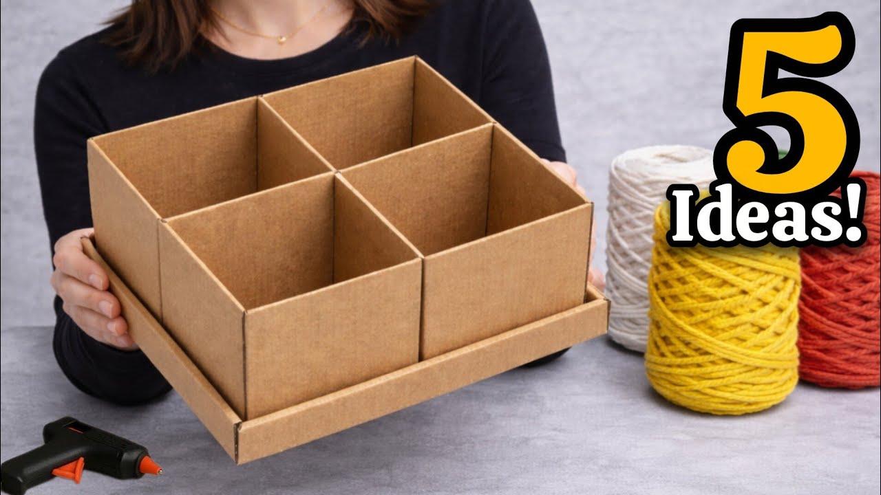 Super Beautiful but Low-Cost! 5 Best DIY Space-Saving Craft Ideas from ...