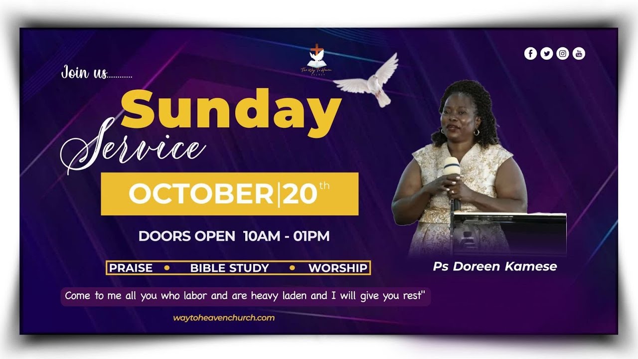 Sunday Service - 20th Oct 2024 | The Struggle is Over - YouTube