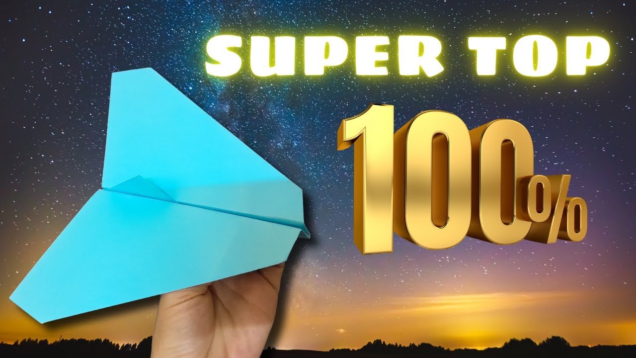 How To Make a PAPER AIRPLANE EASY | TRIANGLE PLANE | Best paper ...