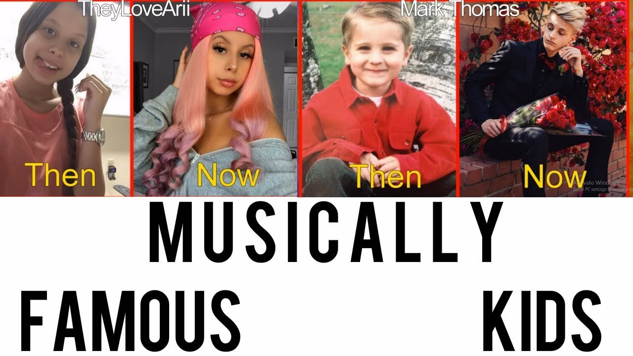 Musically Kids Famous Stars | Now-Then - YouTube
