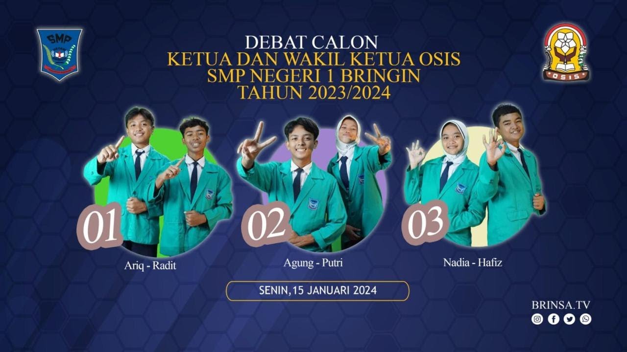 DEBAT PASLON KETUA OSIS 2024/2025 - YouTube