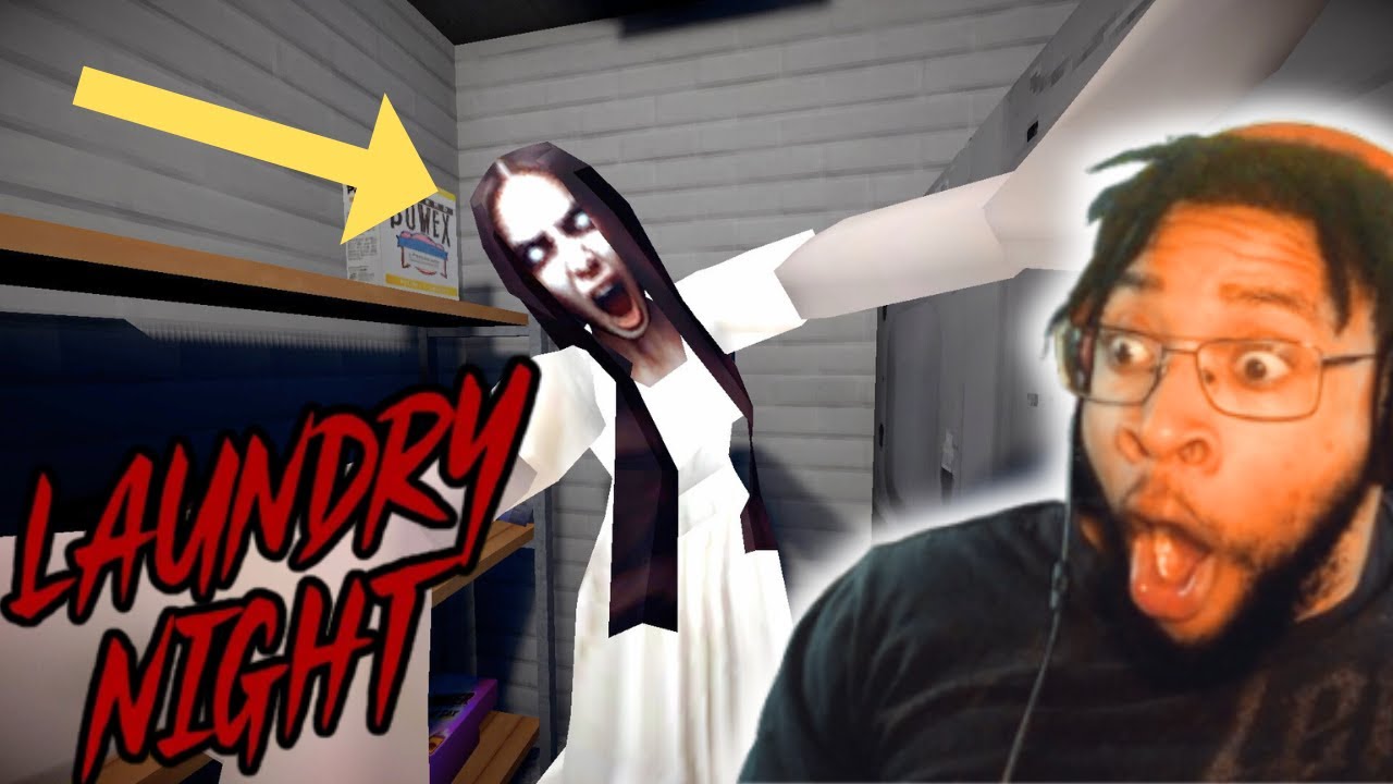 THIS IS WHY YOU SHOULDN'T DO YOUR LAUNDRY AT MIDNIGHT! [3 Scary games ...