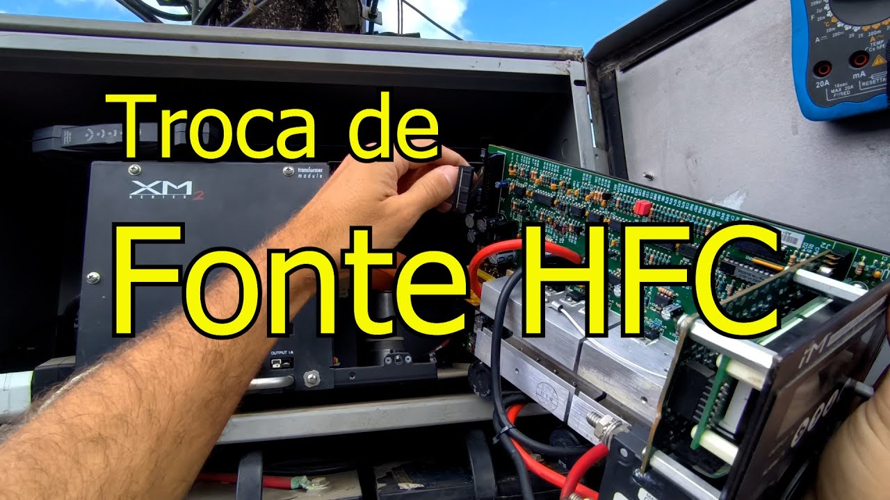 Substituição de fonte Node HFC - YouTube