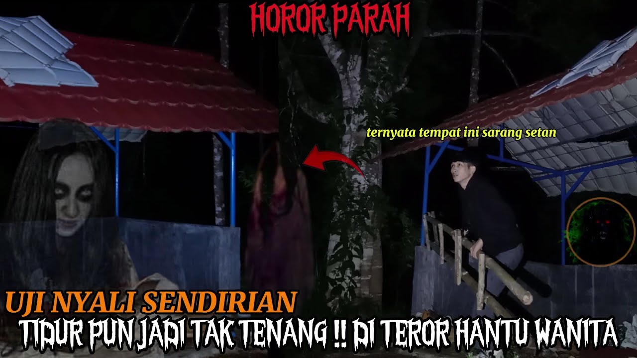 CAMPING HOROR:TEMPAT PALING SAKRAL !! SEPANJANG MALAM DI GANGGU SOSOK ...