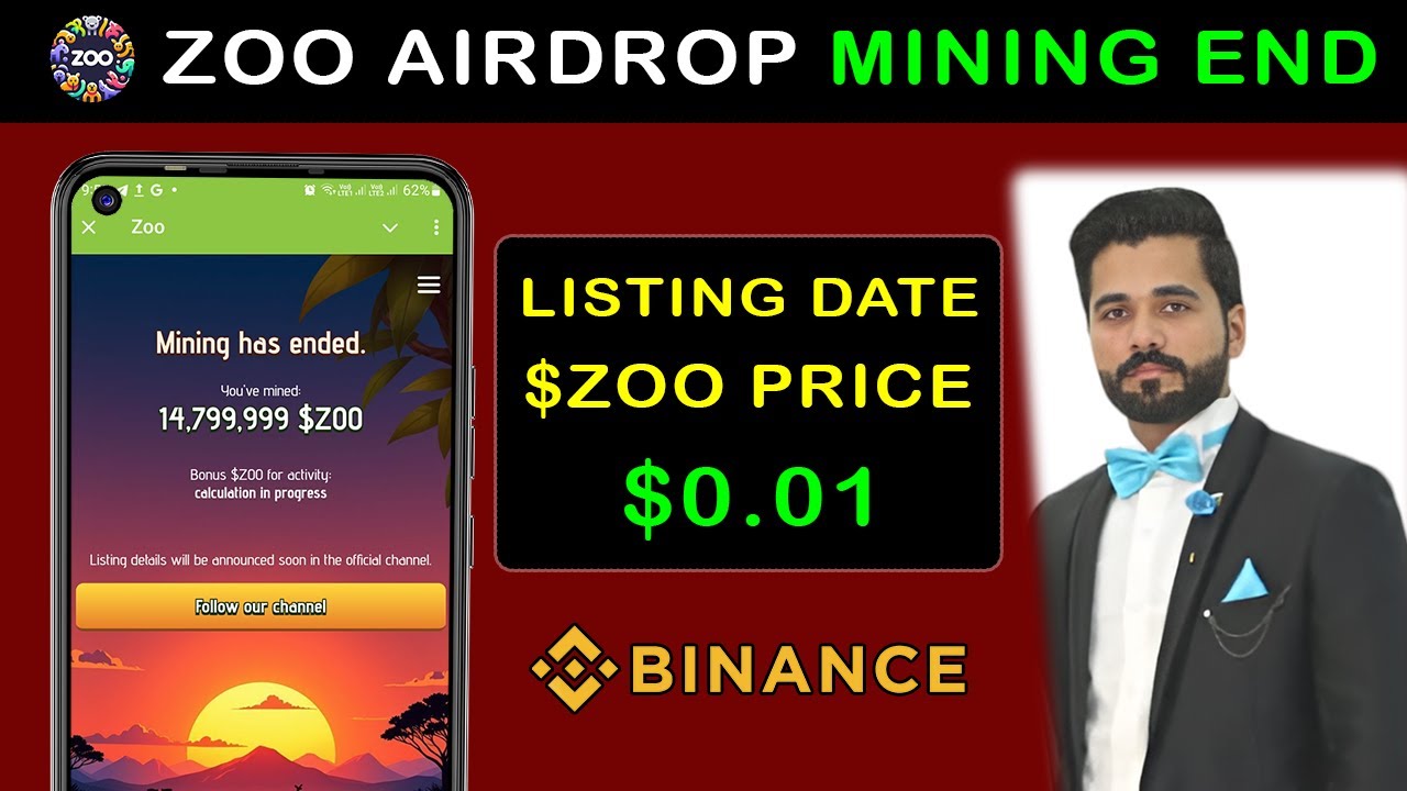 Zoo Airdrop Mining End | Zoo Price Prediction | Zoo Airdrop Price - YouTube