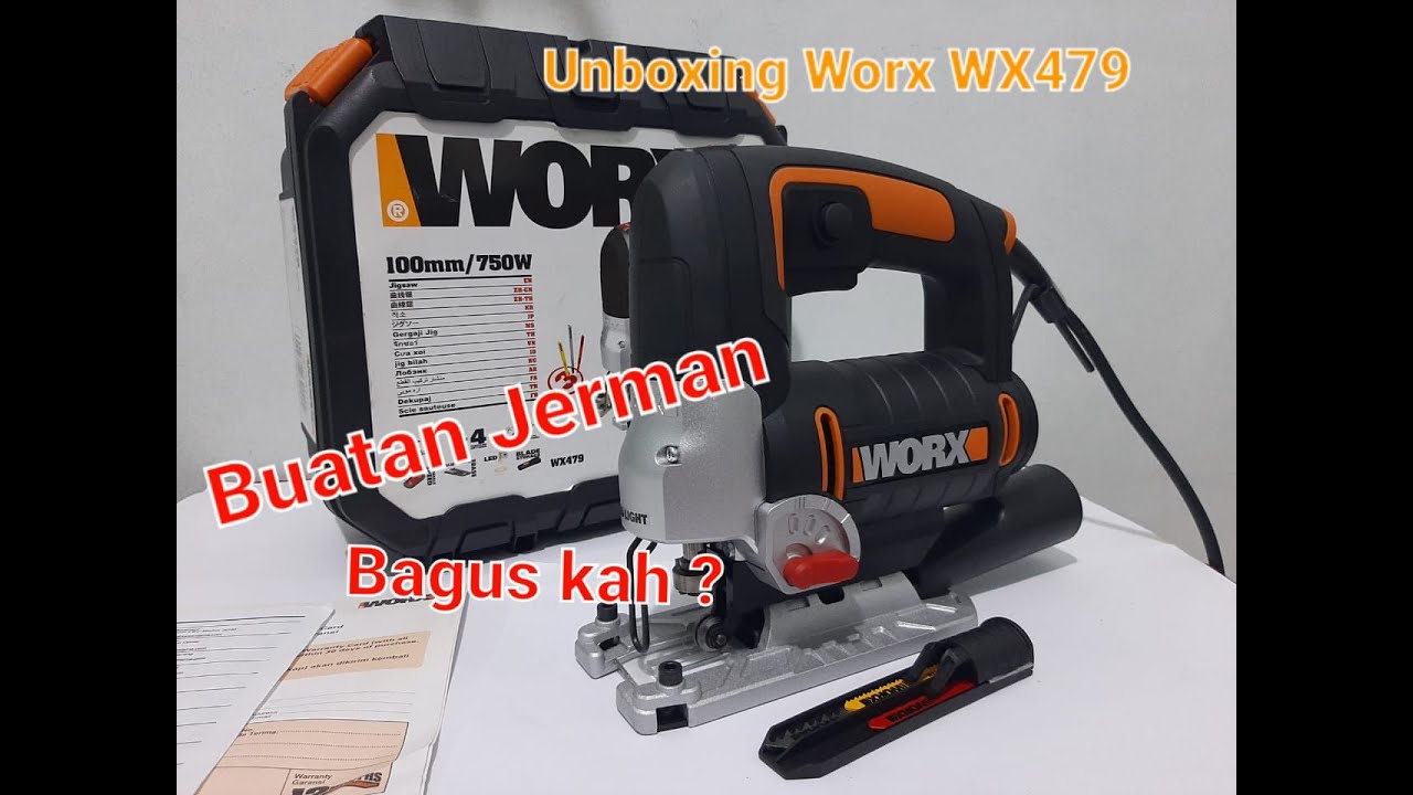 WORX WX479 , JIGSAW UNBOXING - YouTube
