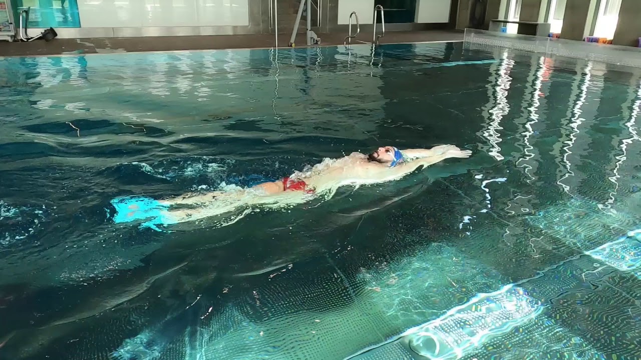 Double-arm backstroke (focus on downsweep) #2 - YouTube