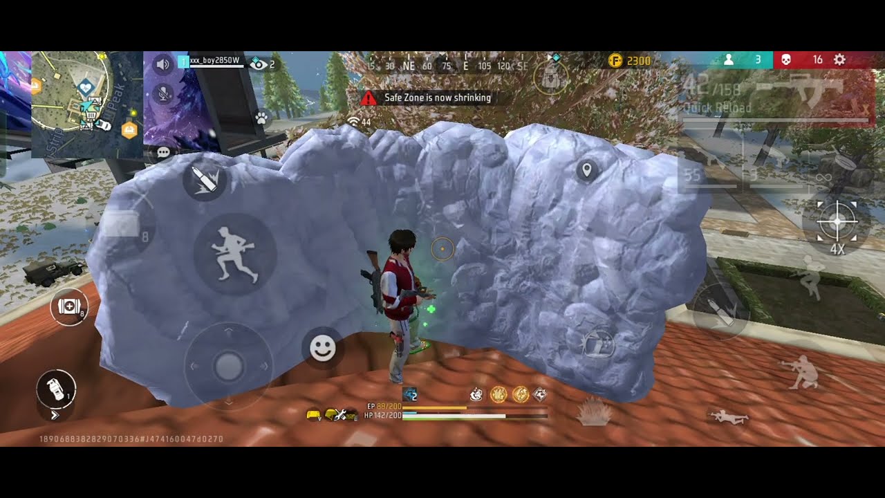ff handcam gameplay mobile br rank 19kill - YouTube