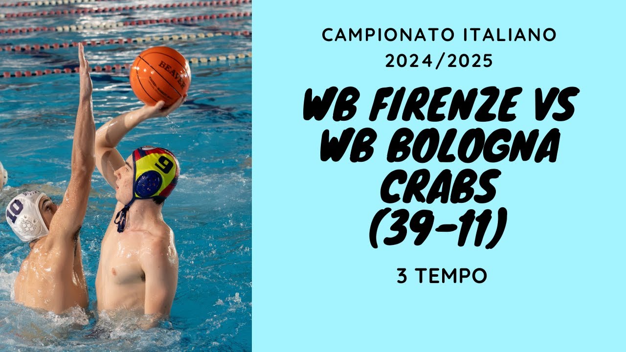 Firenze - Bologna Crabs (39-11) - 3 Tempo - Campionato Italiano ...