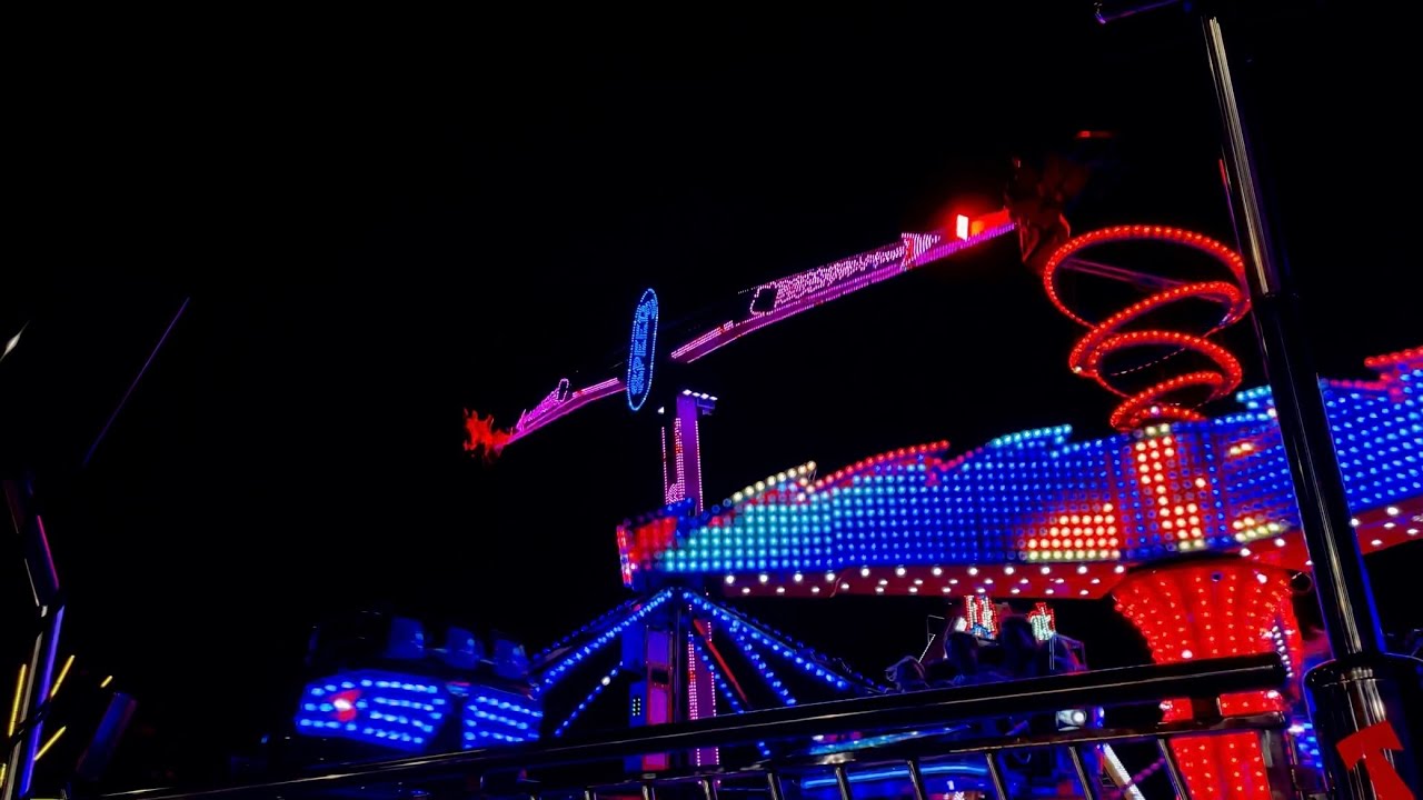 Mackay show 2022 | All Rides | Offride (night) - YouTube