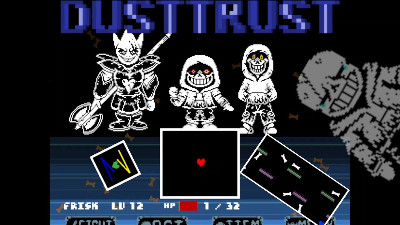 Legacy Dusttrust Phase 3~4 by FDY Completed! [Undertale FanGame] - YouTube