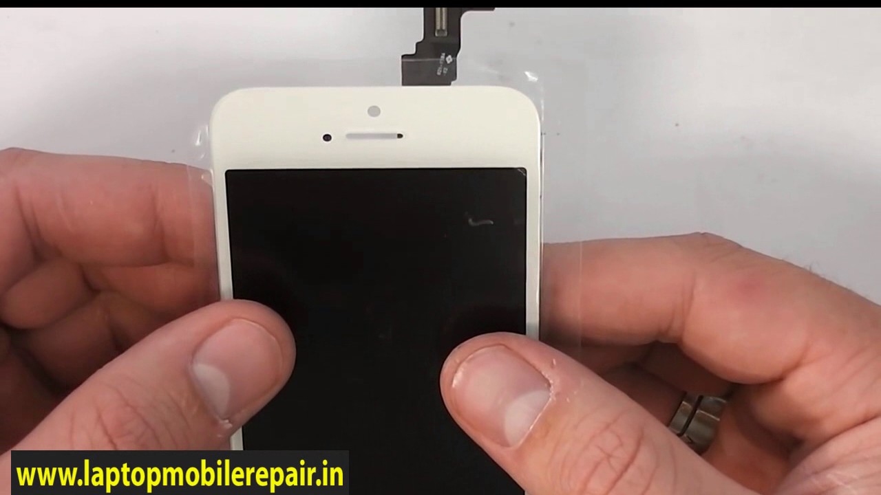 iPhone 5, 5s, and 5c front glass replacement - YouTube