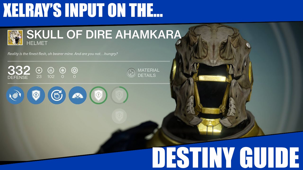 Destiny - Skull of Dire Ahamkara - Guide and Info. Exotics Episode 11 ...