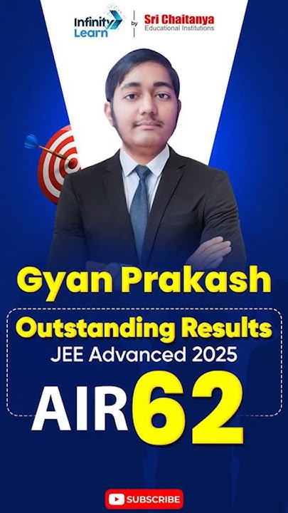 Meet Gyan Prakash | JEE Advanced 2025 AIR 62 | Sri Chaitanya Topper's Journey | # ...
