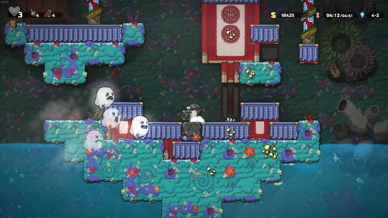 Spelunky 2 - Vibing with the ghost(s) - YouTube