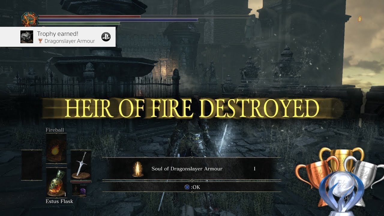DARK SOULS™ III Trophy Dragonslayer Armour - YouTube