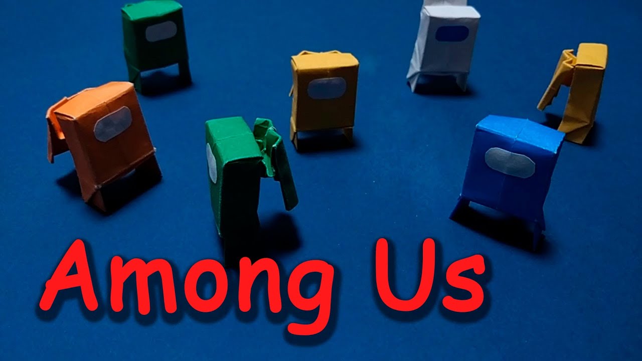Among Us from paper 3D. Among Us из бумаги. 3D - YouTube