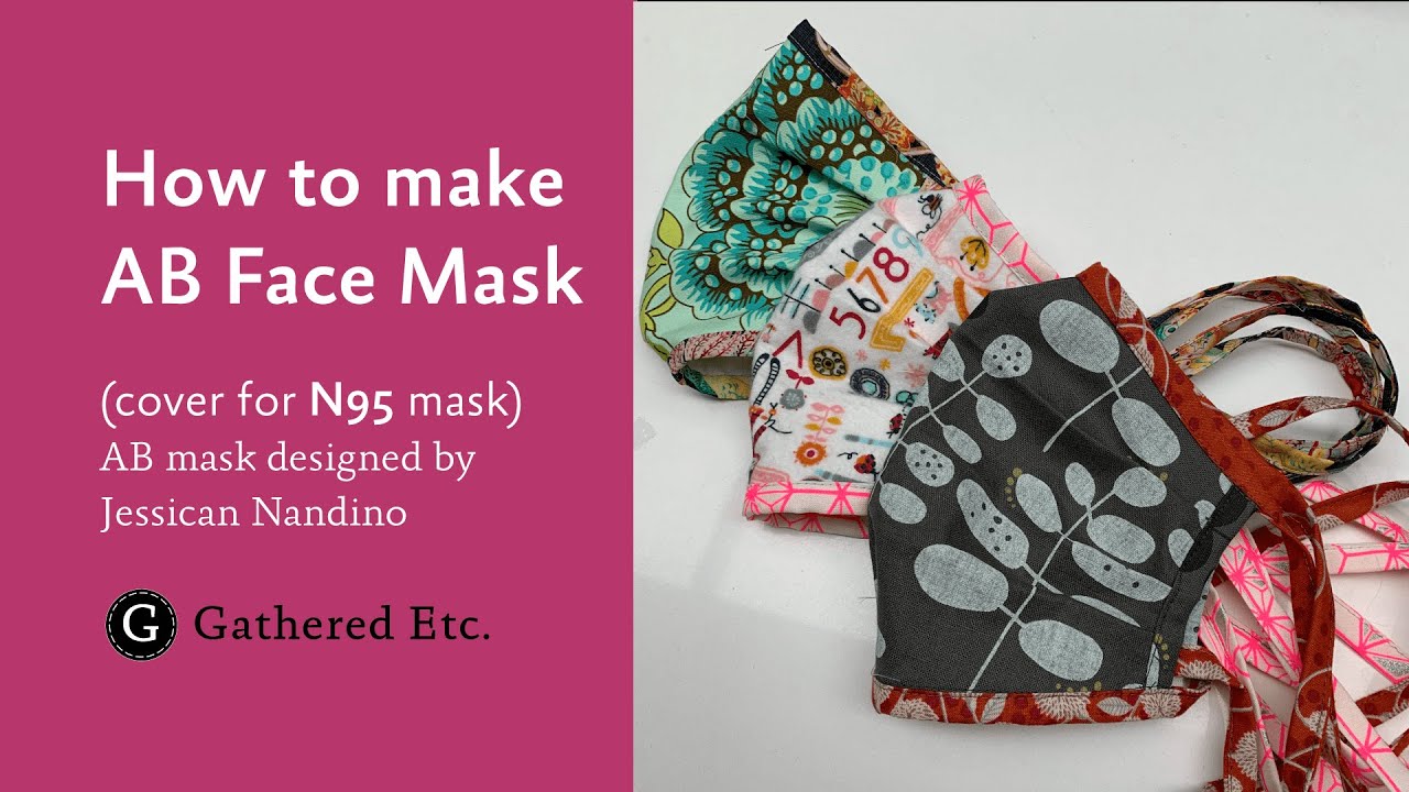 How to Sew an AB Mask that will cover an N95 - YouTube