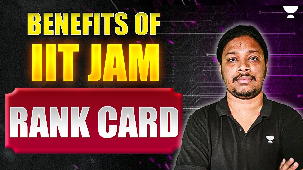 Benefits of IIT JAM Rank Card | Anup Parali #iitjam #exampreparation ...