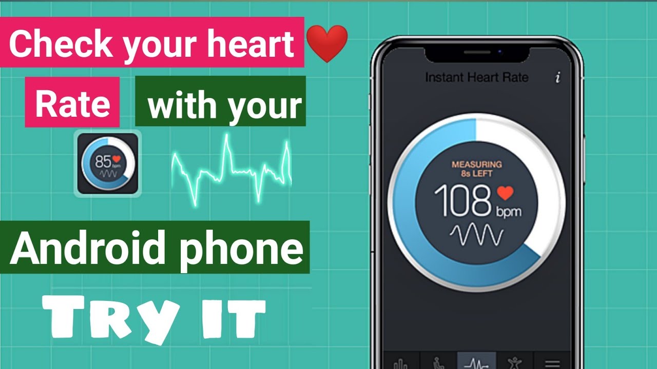 How to check heart rate with phone - check heart rate with phone - YouTube