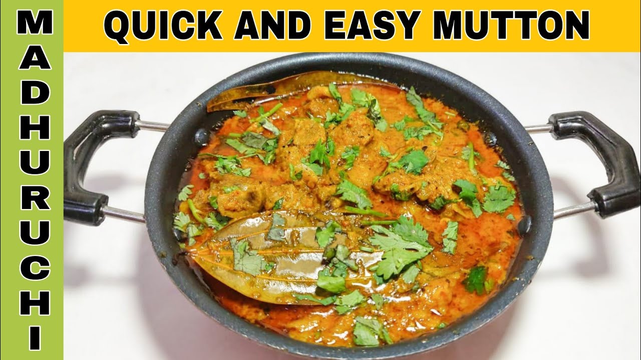 Easy mutton recipe | mutton curry | nonveg recipe | madhuruchi kitchen ...