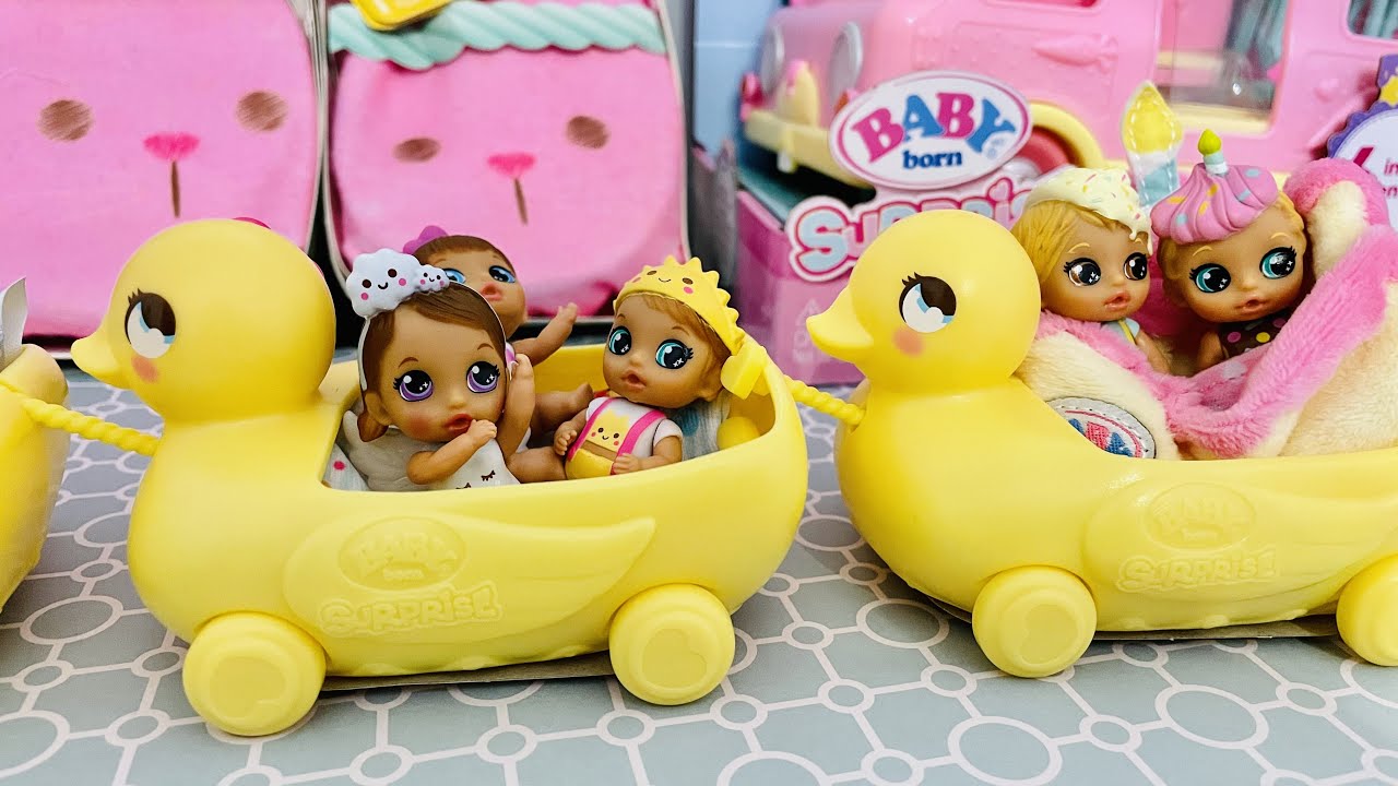 Unboxing 3 New BABY Born/Babyborn Surprise Mini Babies Series 3| Ducky ...