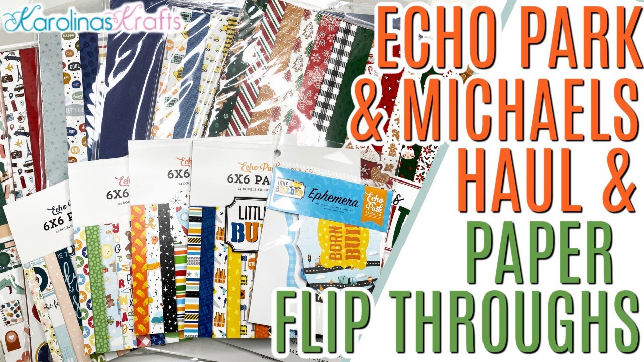 Michaels Paper Haul and How I Store my Paper Pads & Echo Park Paper ...