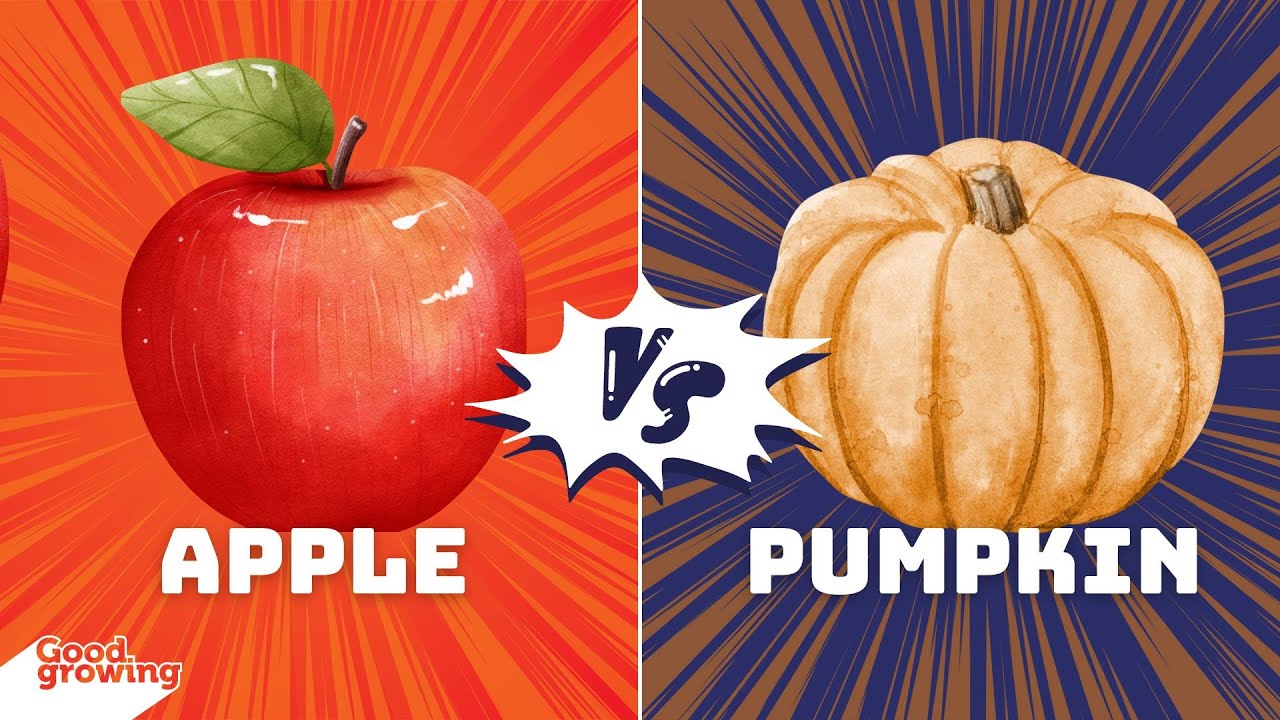 Gardenbite: Fall Flavors - Apple vs Pumpkin | #goodgrowing - YouTube